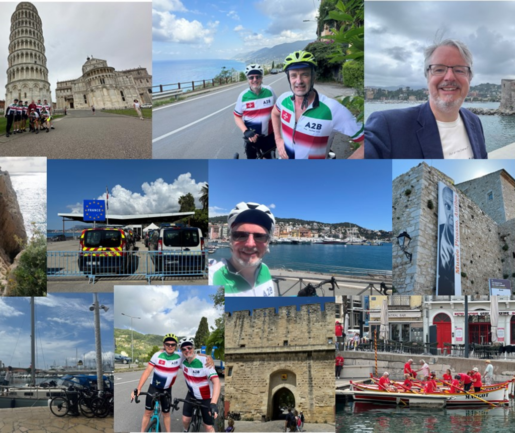 Tour du les Rivieras – In aid of React! • REACT Events & Challenges